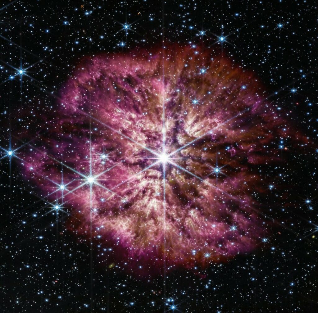 James Webb Space Telescope Captures Wolf-Rayet Star Going Supernova James Webb Space Telescope Captures Wolf-Rayet Star Going Supernova